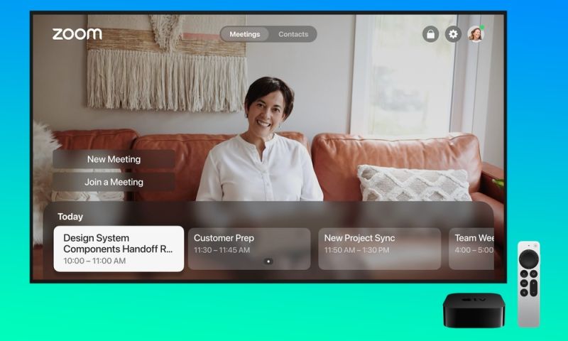Zoom Is Now Available for Your Apple TV