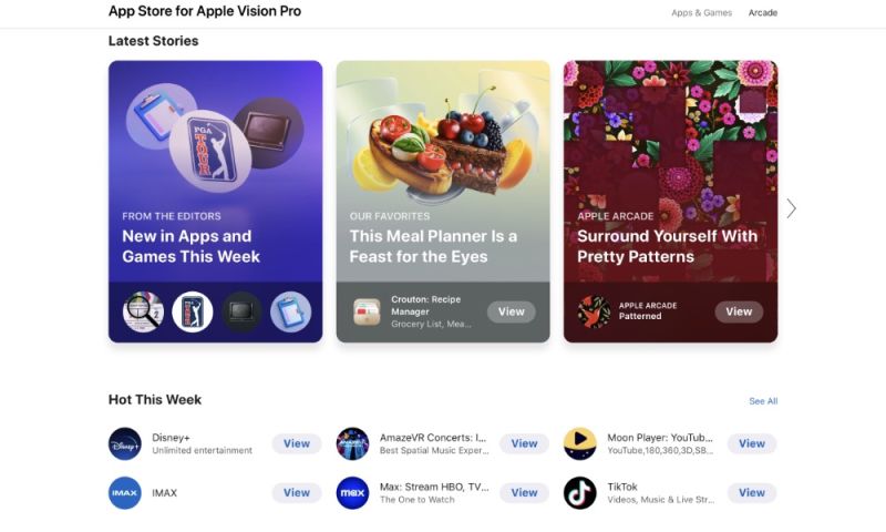 You Can Now Browse the Vision Pro App Store on the Web – iDrop News