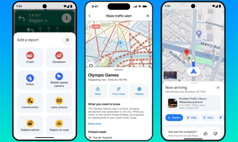 Google Announces New Maps and Waze Features for Your iPhone