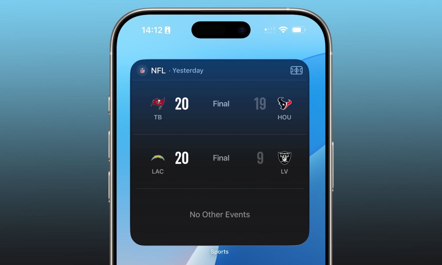 Apple Sports Adds Widgets, New Leagues, and Global Reach